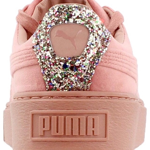 Puma | Shoes | Puma Platform Velvet Crushed Gem | Poshmark